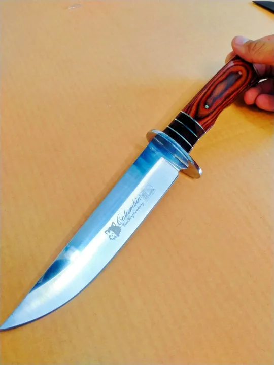 มีดพกเดินป่า มีดครัว มีดแคมป์ปิ้ง Columbia USA SABERรุ่นNO-G32 | Lazada ...