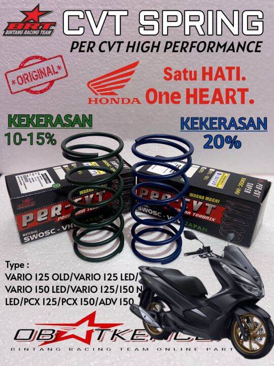 PERCVT BRT HONDA PCX 150 SUPERSPRING CVT BINTANG RACING TEAM PCX ADV ...