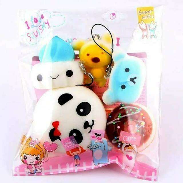 5 pcs squishy paket hemat squishy lucu squishy murah squishy lucu ...