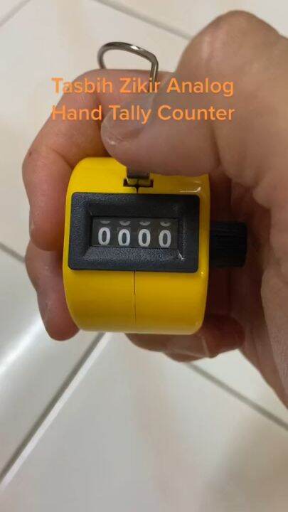 Alat Hitung Manual- Hand Tally Counter- Alat Hitung Cepat- 4 Digits ...