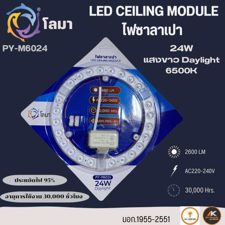 LOMA โลมา LED CEILING MODULE ไฟซาลาเปา | Lazada.co.th