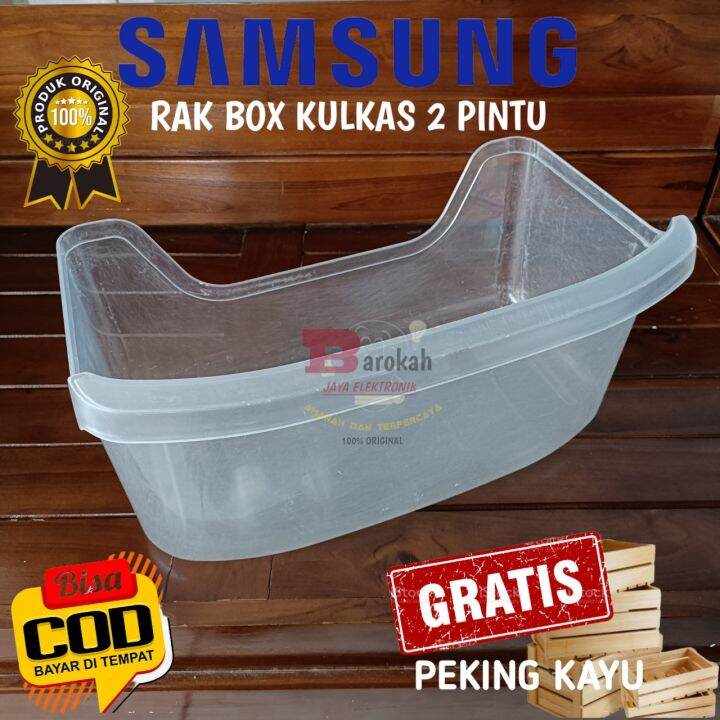 RAK BOX SAYUR DAN BUAH KULKAS SAMSUNG 2 PINTU ORIGINAL | Lazada Indonesia