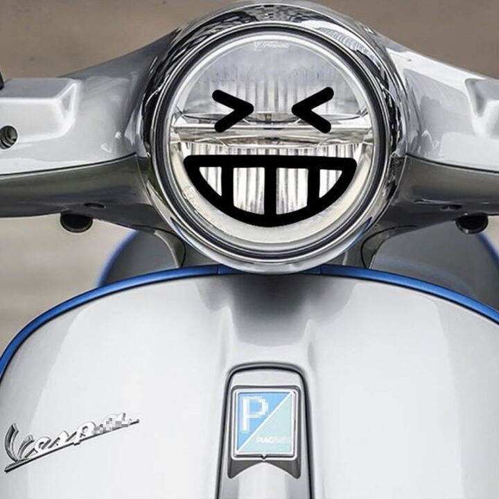16 Style Emotion Headlight Sticker Motorcycle Waterproof Sun Protection ...