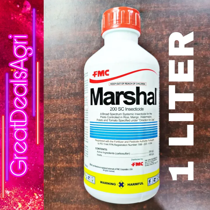 MARSHAL 200 SC CARBOSULFAN INSECTICIDE (1 LITER) FMC | Lazada PH