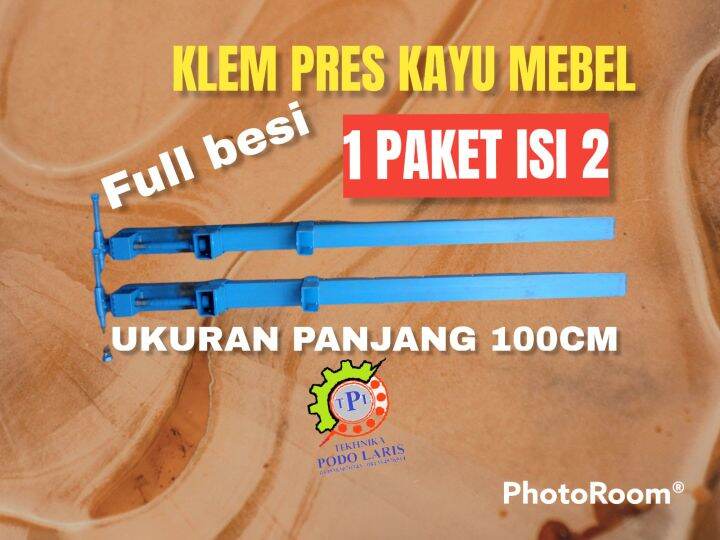 alat pres kayu,alat penjepit kayu meubel panjang 100CM ( 1 paket 2 biji ...