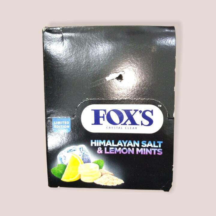 FOX'S CRYSTAL CLEAR HIMALAYAN SALT & LEMON MINTS 12x15g | Lazada Indonesia