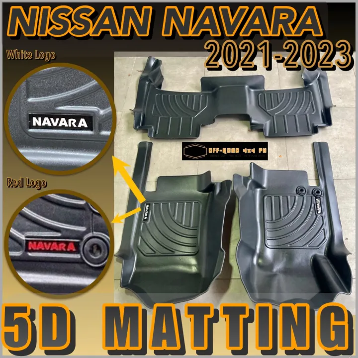 NISSAN NAVARA 2021-2023 5D DEEP DISH MATTING (navara accessories ...