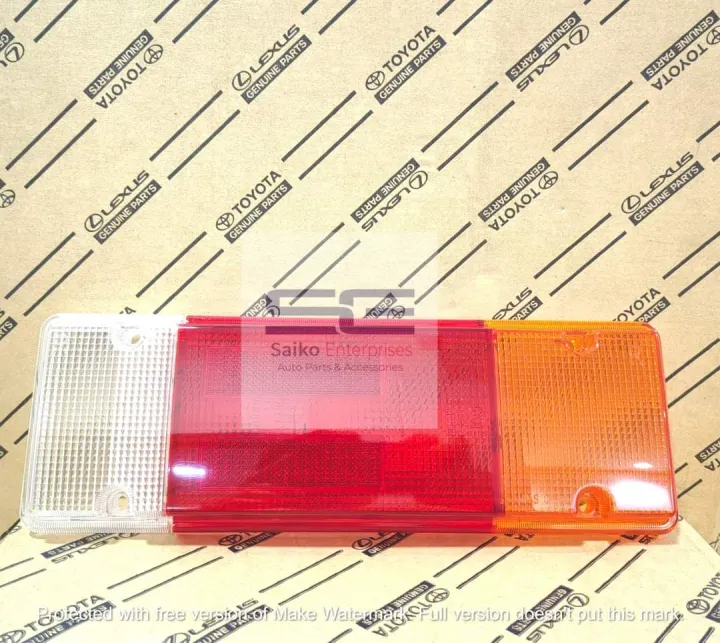 Toyota Hilux FX Cab & Chassis 2013-2015 2016-2022 Tail Lamp Lens ...