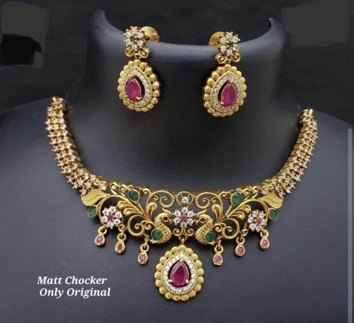 Matt finish jewellery set | Lazada Singapore