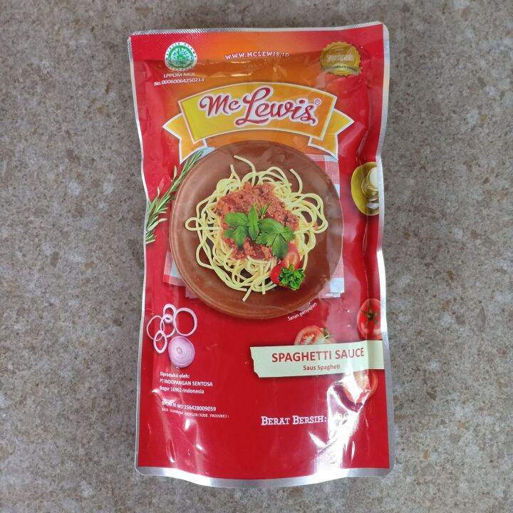 Mc Lewis Spaghetti Sauce Pouch 310 gram | Lazada Indonesia