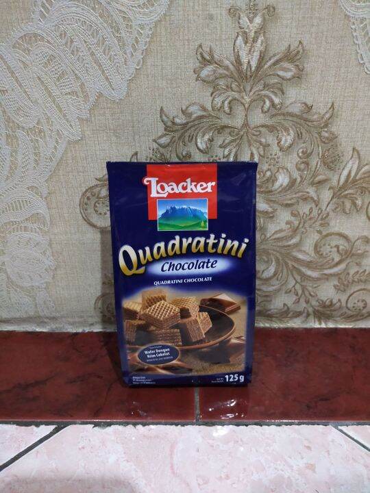 Loacker quadratini 125 g coklat | Lazada Indonesia
