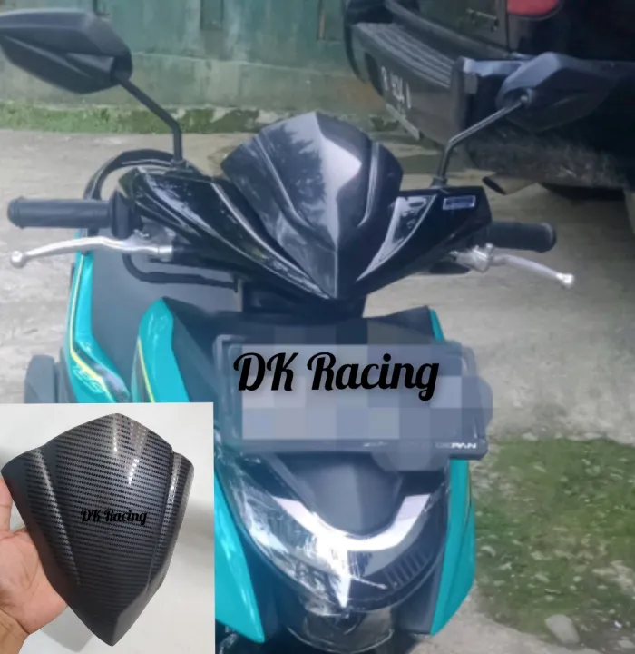 VISOR MIO GEAR 125 CARBON WINDSHIELD MIO GEAR 125 CARBON | Lazada Indonesia