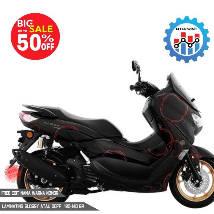 Decal All New Nmax Hitam Simple | Lazada Indonesia
