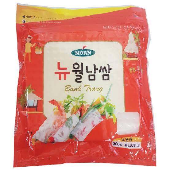 Spring Roll Paper Wrapper 300g (Korean Morn Wang Vietnam Rice Paper ...