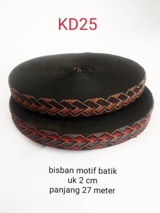 bisban tali webbing terbaru KD55 ukuran 2 cm 1 rol panjang 27 meter ...