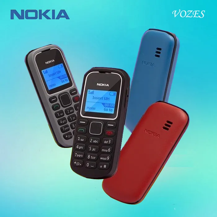 Nokia 1280 Original Keypad Phone with Flashlight Classic Straight Board ...