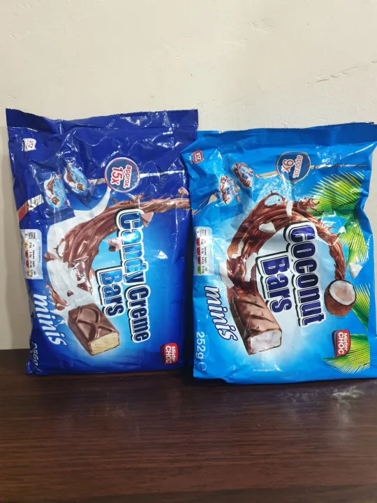 Mister Choc Minis Coconut Bars and Candy Creme Bars | UK | Lazada PH