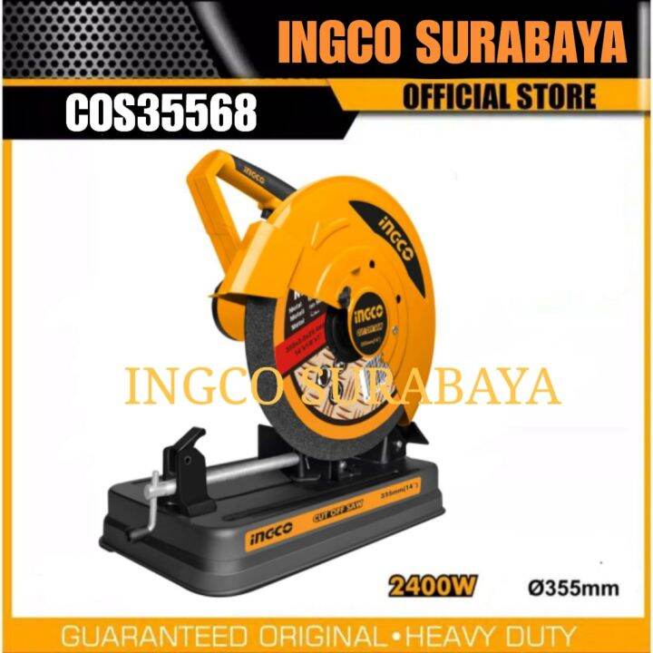 INGCO COS35568 CUT OFF SAW 14" MESIN CUTTING WHEEL LISTRIK 14 INCH ...