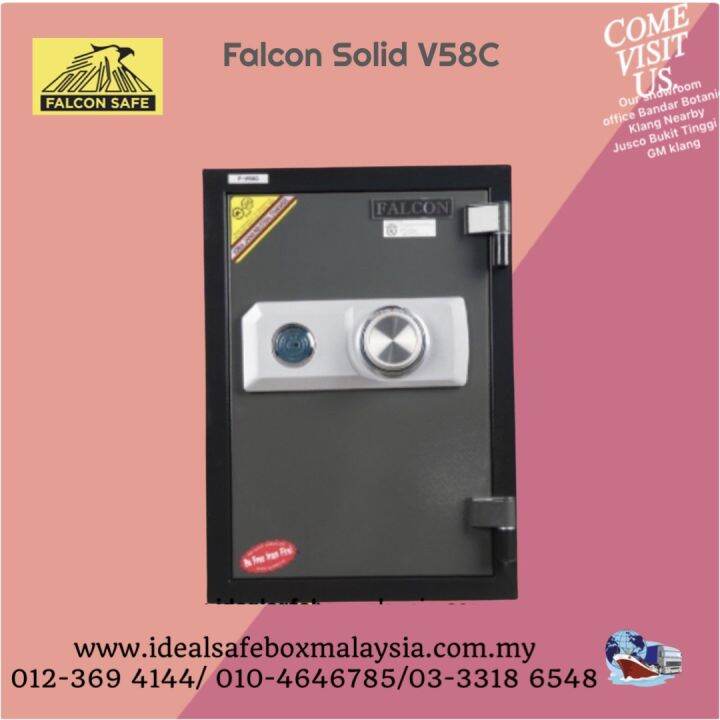 Solid Safe Box Falcon V58C Falcon Safe V58C Fire Resistant Safe Solid ...