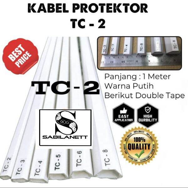 Kabel Duck Duct TC-2 1Meter Ducting Cable Protector Tray TC2 | Lazada Indonesia
