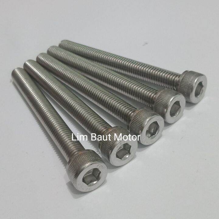 Lim Baut Motor Baut 12 L stainless L6 / 8x75mm (1 biji) | Lazada Indonesia
