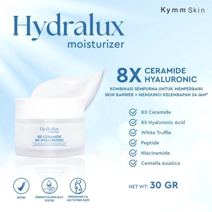 HYDRALUX MOISTURIZER 8X CERAMIDE 8X HYALURONIC - PELEMBAB SKIN BARIER ...
