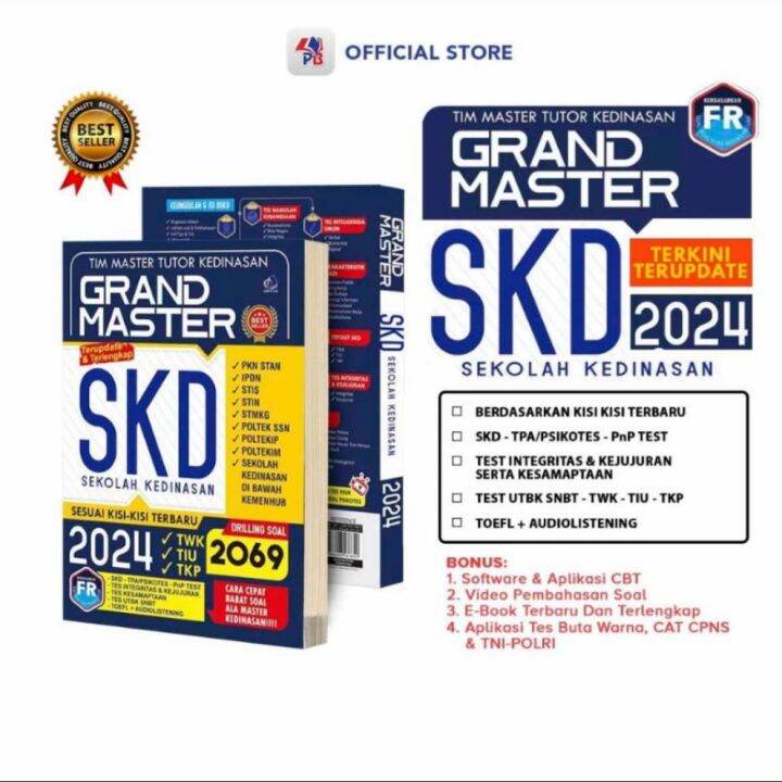 BUKU GRAND MASTER SKD SEKOLAH KEDINASAN 2024 BEST SELLER KOMPAS ILMU | Lazada Indonesia
