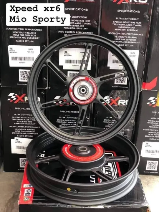XSPEED R6 6SPOKES MAGS 1.85/2.15 ×14 MIO I 125/MIO SOUL I 125/MXI 125 ...