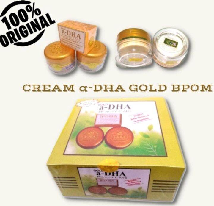 COD.. CREAM a-DHA GOLD BPOM (Nomor registrasi BPOM tertera di Box ...