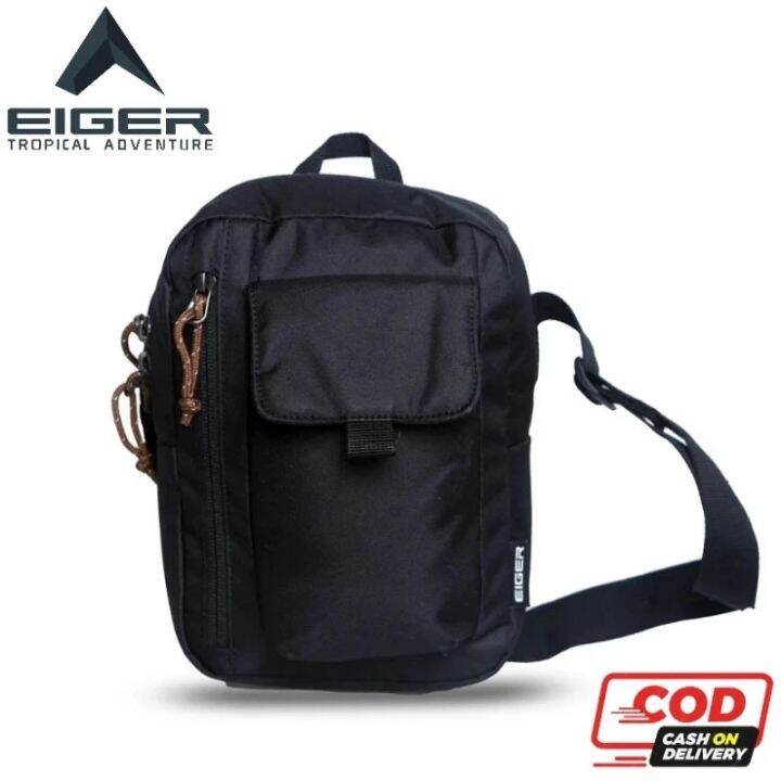 Eiger Tas Selempang Portland Pouch Hitam | Lazada Indonesia