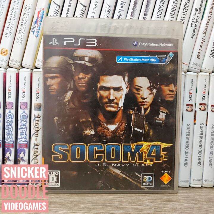 PS3 Game: SOCOM 4 US Naby Seals R2 With Manual Original Preloved ...