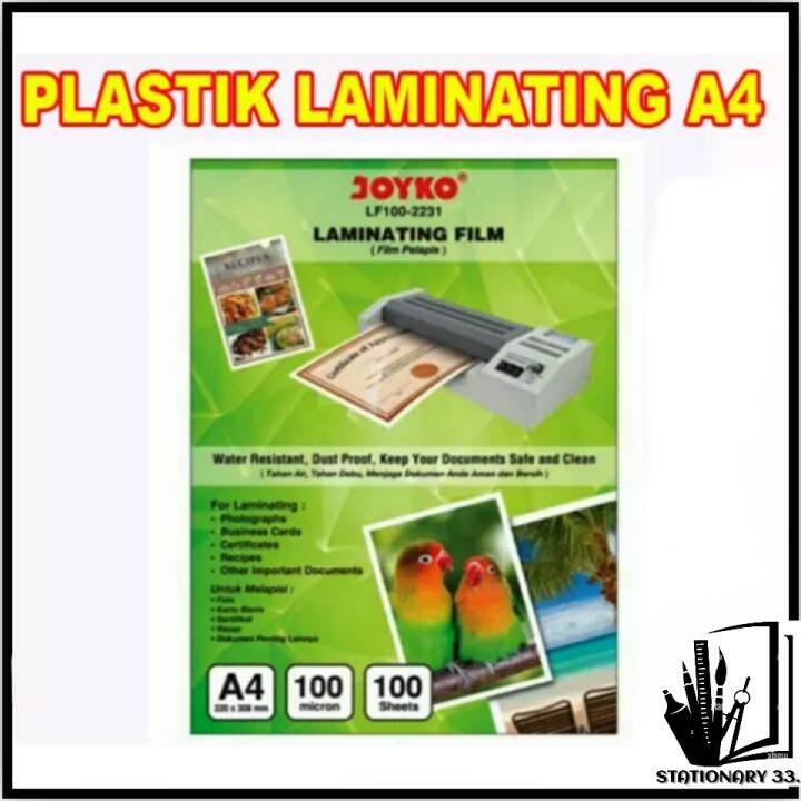 Plastik Laminating A4 Joyko ( 20 Lembar ) | Lazada Indonesia