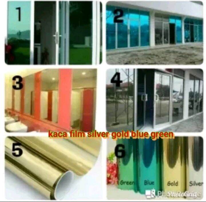 sticker kaca film mobil dan gedung warna 1 roll 50cm x 3 meter | Lazada ...