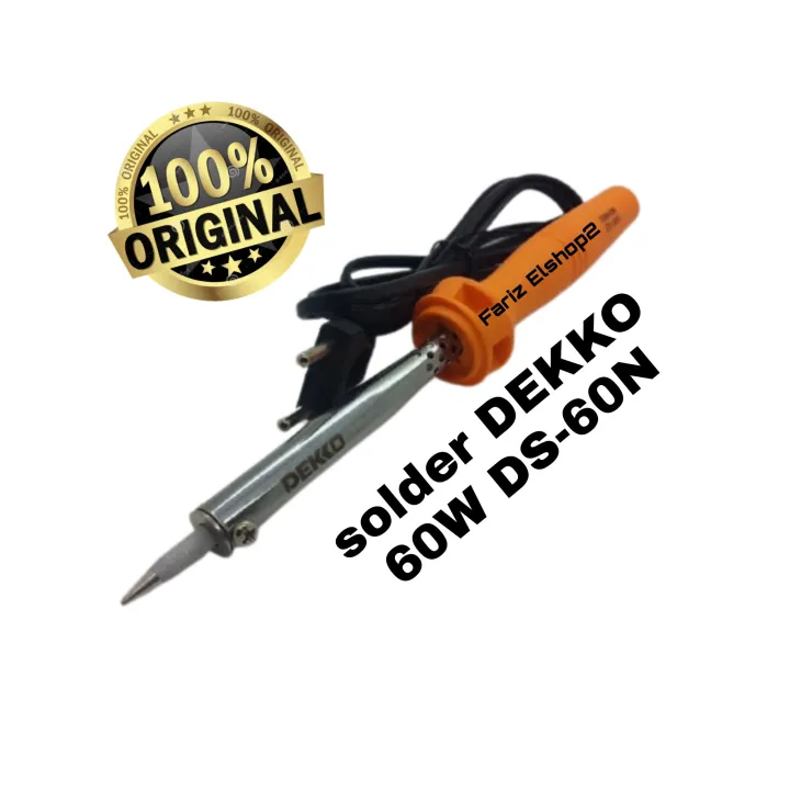 SOLDER DEKKO 60 WATT/SOLDERING IRON DEKKO 60 W / SOLDER BAGUS 60W DEKKO ...