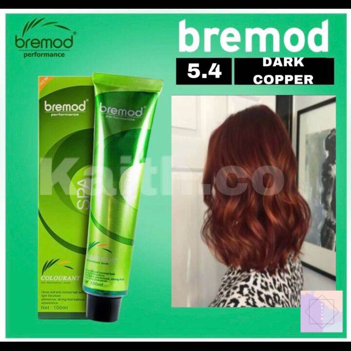 BREMOD 5.4 DARK COPPER Hair Colourant Set with Oxidiser | Lazada PH