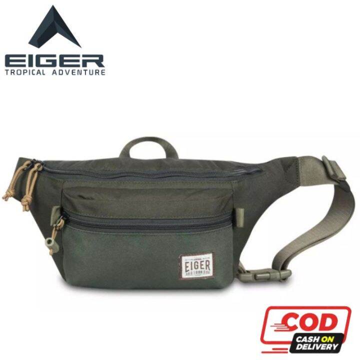 Eiger Tas Pinggang Router Waist Bag - Olive | Lazada Indonesia