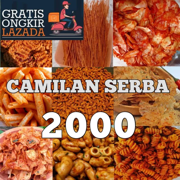 CAMILAN SNACK SERBA 2000 JAJANAN PEDAS ASIN GURIH MANIS ENAK LEZAT DAN ...