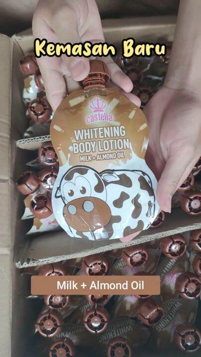 Castella Whitening Hand Body Lotion Pemutih Badan BPOM Varian Domba ...