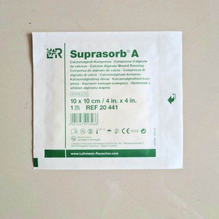 Suprasorb A 10x10 Calsium Alginate ORIGINAL / Wound Dressing Luka ...
