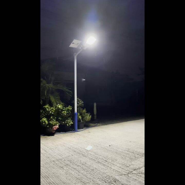 MODI โคมไฟถนนโซล่าเซลล์ 400W แสงขาว ไฟถนนพลังงานแสงอาทิตย์ เซนเซอร์ตรวจ ...