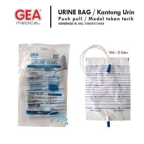 Gea urine bag 2000ml kantong urine 2 liter | Lazada Indonesia