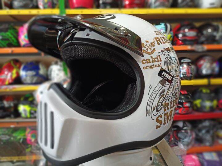 HELM HBC CAKIL MOTIF ORIGINAL | Lazada Indonesia