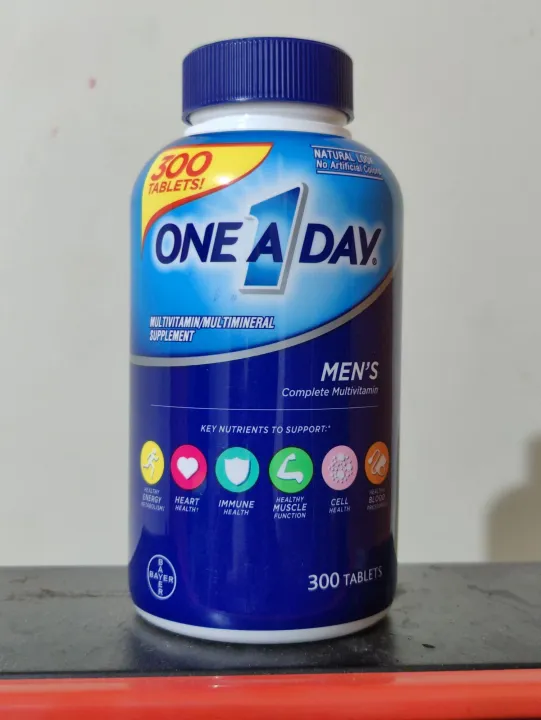 Bayer 1 one a day men adult multivitamin tablet with vitamin b c d e ...