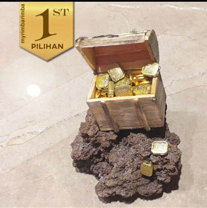 Hiasan Peti Harta Karun Treasure Hias Aquarium Aquascape Tanaman Air ...