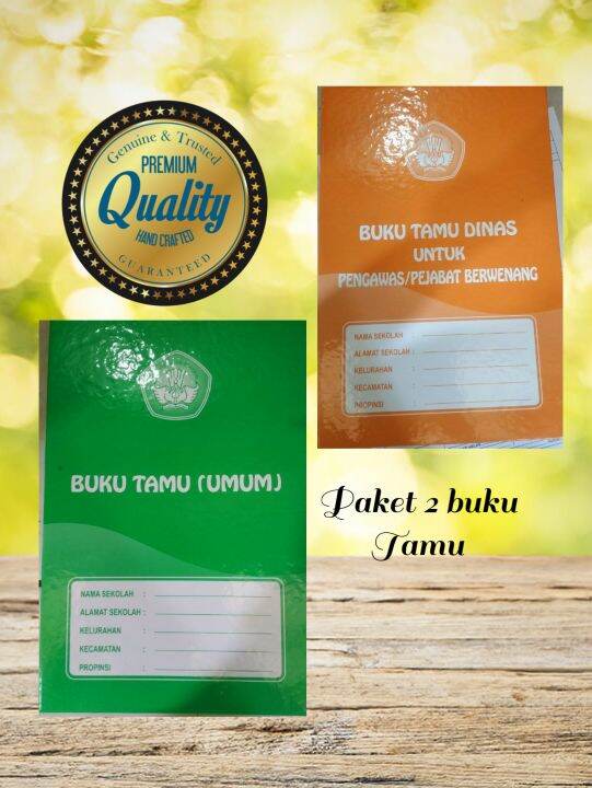 administrasi Sekolah/Paket 2 buku Tamu UMUM dan Tamu DINAS | Lazada Indonesia