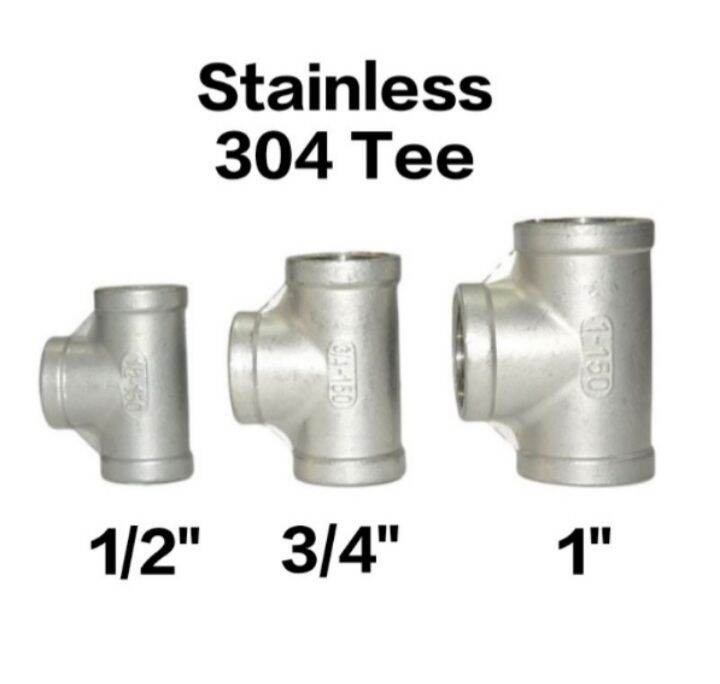 Stainless Threaded Tee SUS304 | Lazada PH