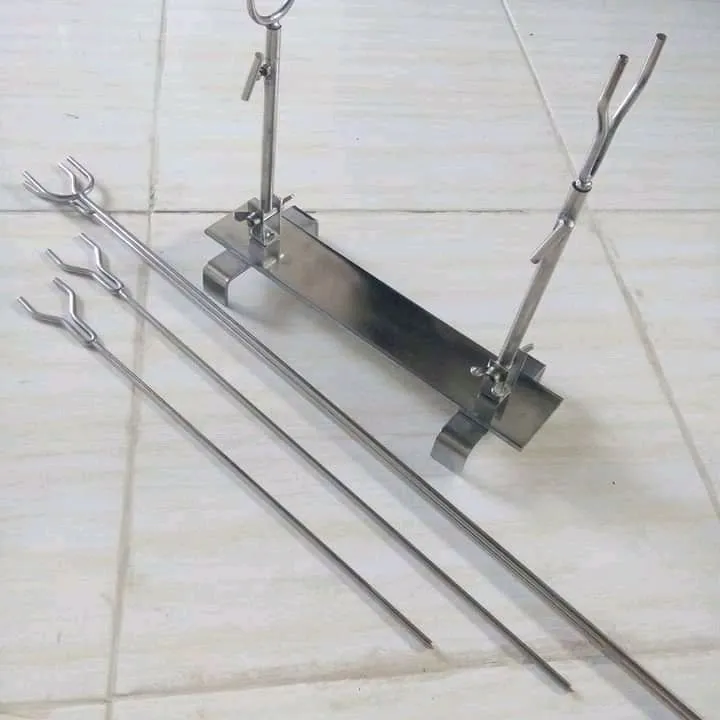 cagak besi dudukan joran pancing perlengkapan mancing | Lazada Indonesia