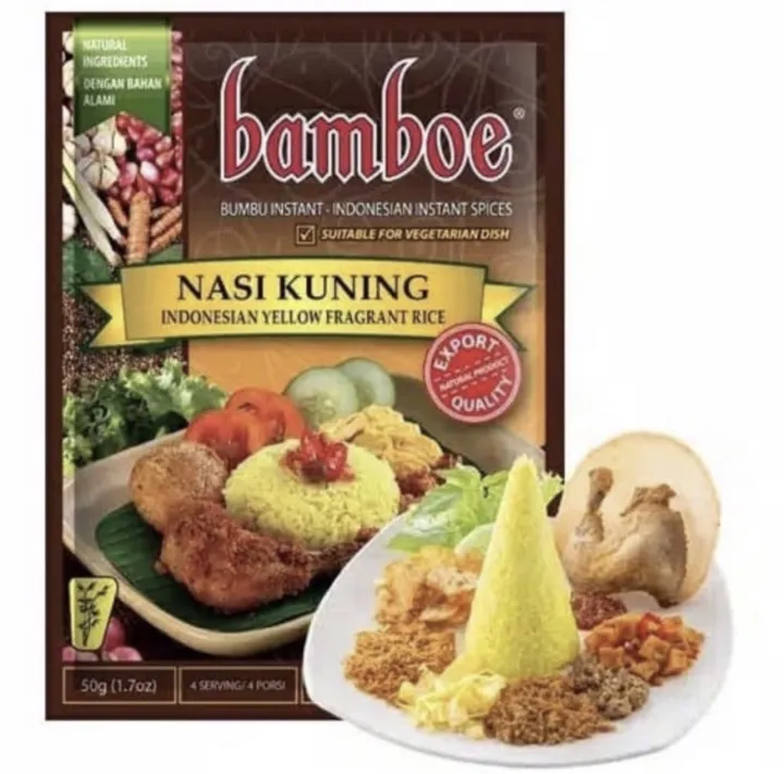 Indonesia Bumbu Nasi Kuning / Instant Spices Indonesian Yellow Fragrant ...