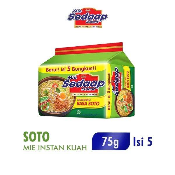 Mie Seedap Soto Isi 5 Bag Kemasan Ekonomis 75gr | Lazada Indonesia