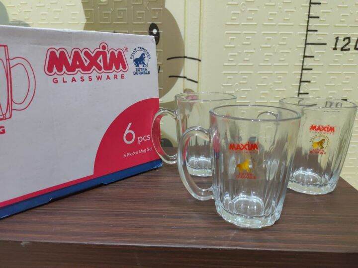 Gelas Mug Maxim 9 T isi 6 gelas | Lazada Indonesia